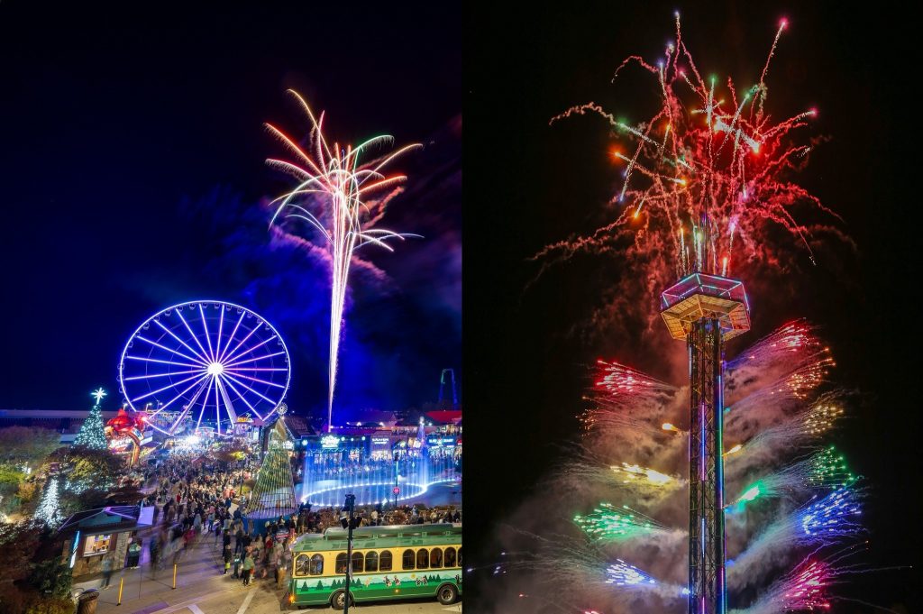 Smokies ring in 2026 with ball drop, drones and fireworks - Smokies Live