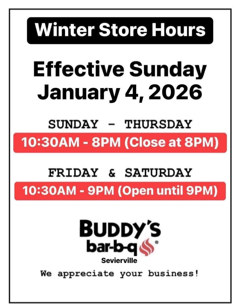 Winter hours start for businesses this week - Smokies Live